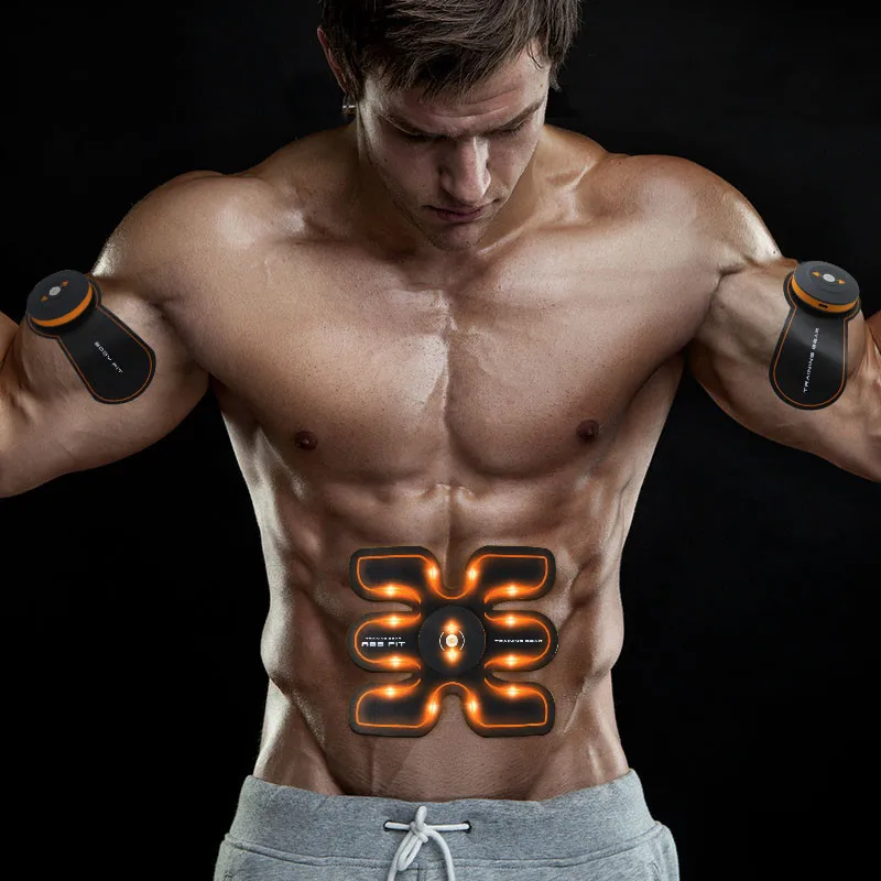 5 Piecespack Smart Fitness Muscle Stimulator Intelligent Abdominal Muscle Training Apparatus