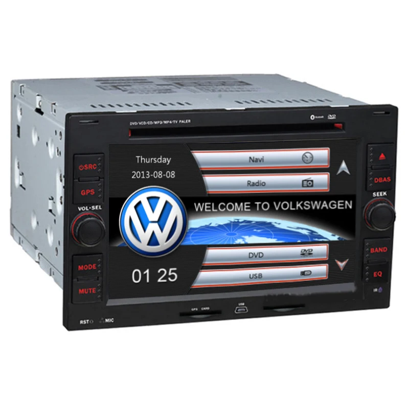 Original VW UI Car DVD Player GPS Radio Navigation For Volkswagen VW ...