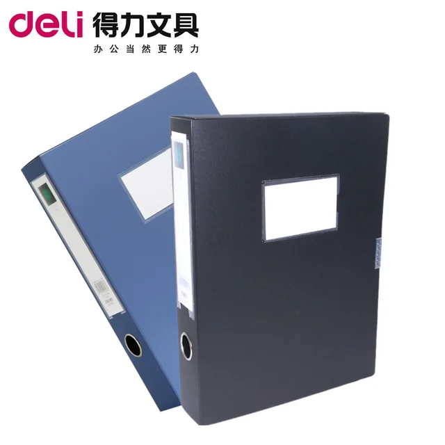 Deli A4 File Box Plastic 3 Thickness 0 95mm Back 55mm Size A4 31 5X23 Deli A4 File Box Plastic 3 Thickness 0 95mm Back 55mm Size A4 31 5X23