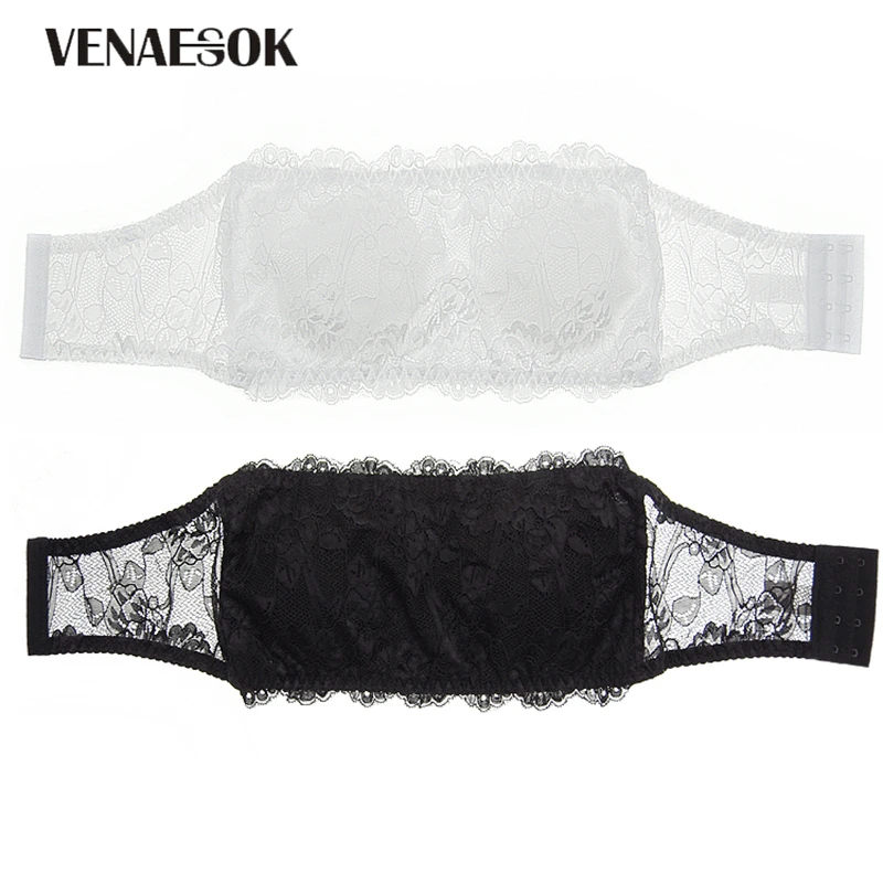 Fashion Sexy Women Strapless Underwear White Solid Wrapped Chest