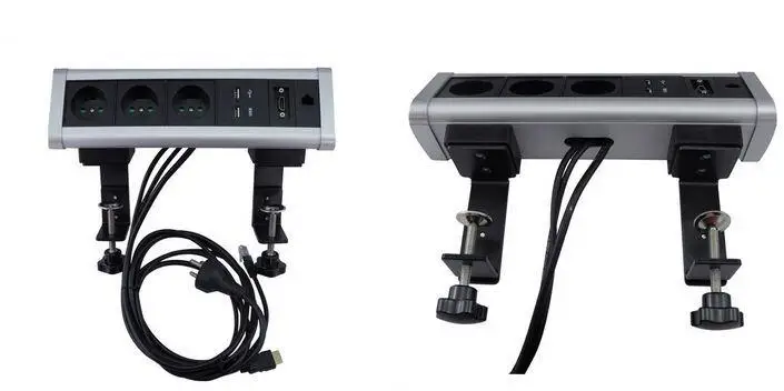 New Horizontal Hinged Triangle Desktop Socket With Universal Power And ...