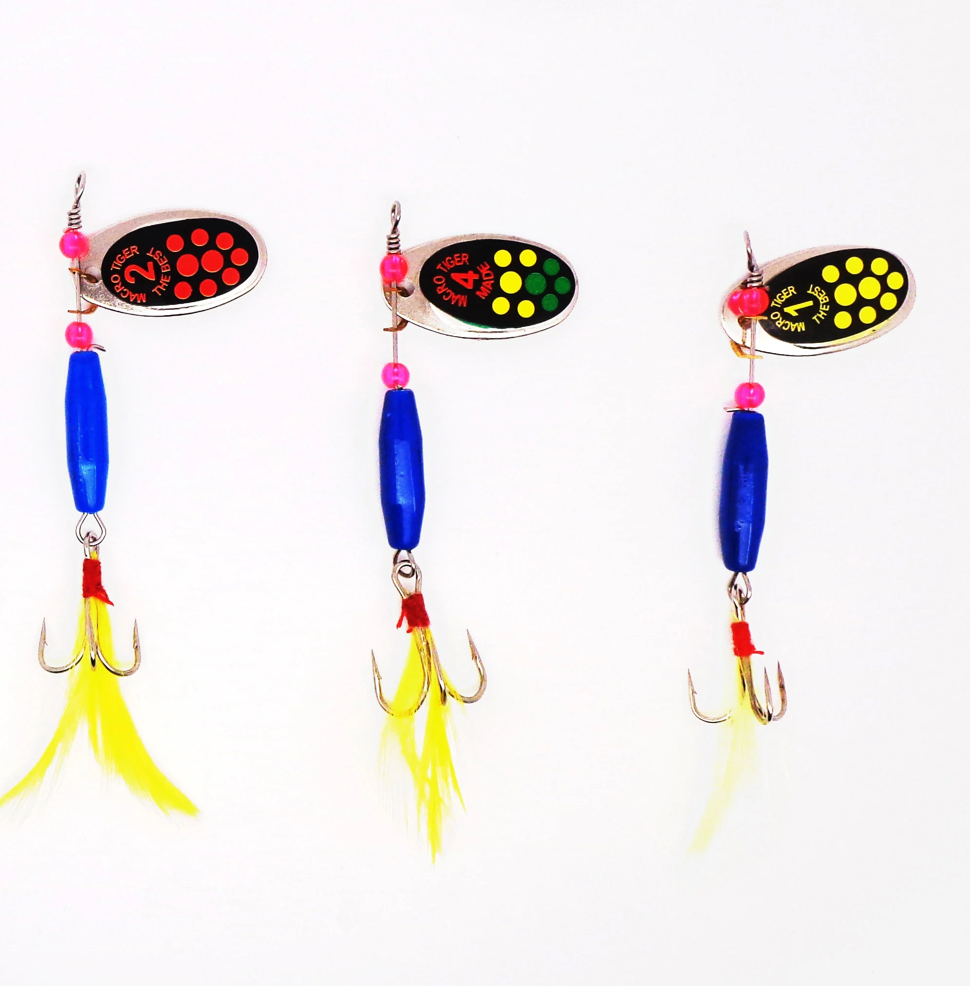 1Pcs Hook Fishing Lure Spinner Spoon Lure Rotating Metal Sequins bait ...