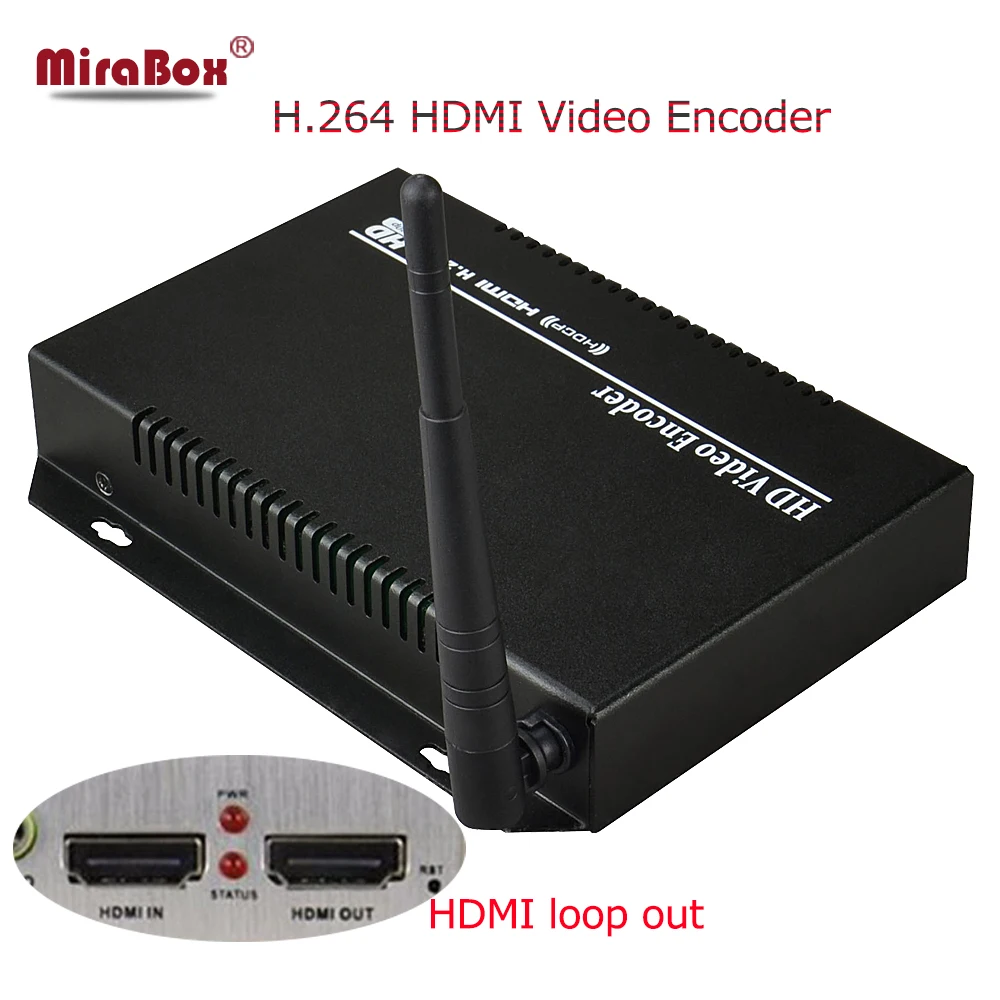 H.264 IPTV encoder wireless HDMI Video Encoder, Live Stream Broadcast ...