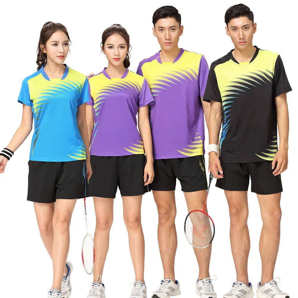 Adsmoney Female Male Badminton wear sets Jerseys , Men/Women Tennis ...