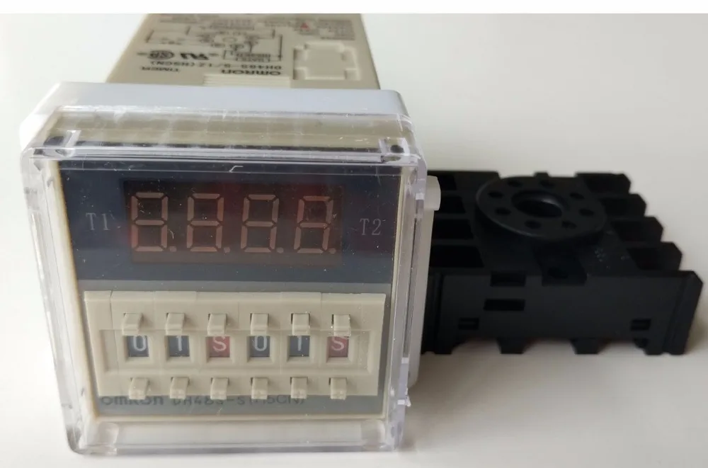 110v 120v Ac Programmable Double Time Delay Relay Dh48s-s & Free Socket ...