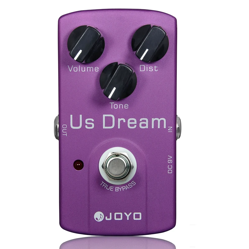 US Dream Distortion Guitar Effect Pedal Aluminum Alloy Body True Bypass ...