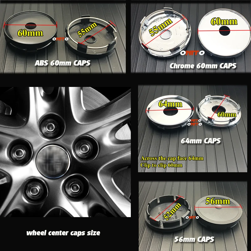 Car Parts & Accessories Electronics & Accessories 4 Caps 4 metal ...