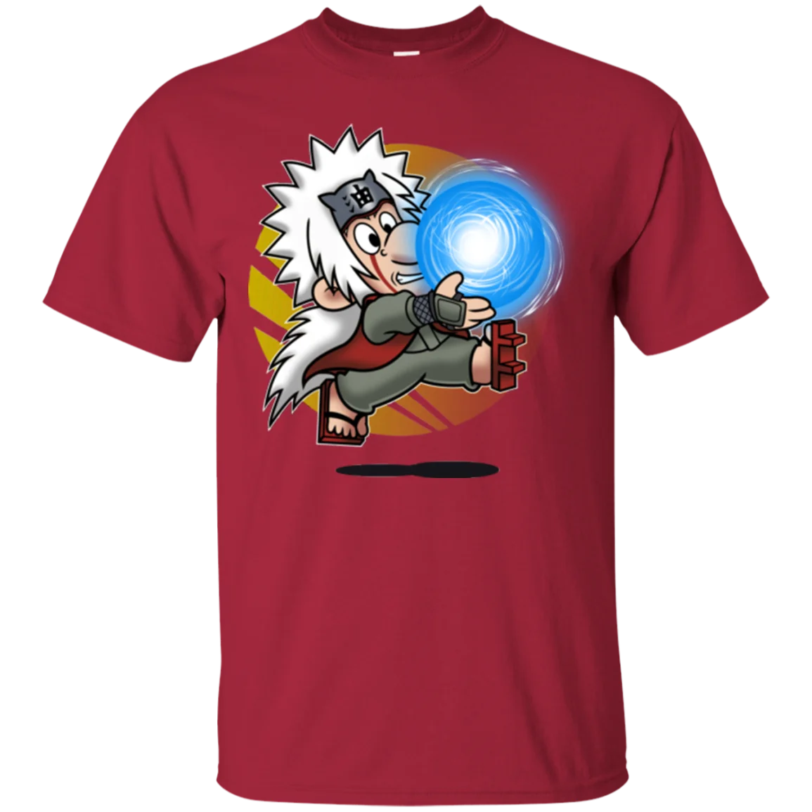 2019 New Printed Men T Shirt Cotton Tshirt Super Sannin Jiraiya O Neck