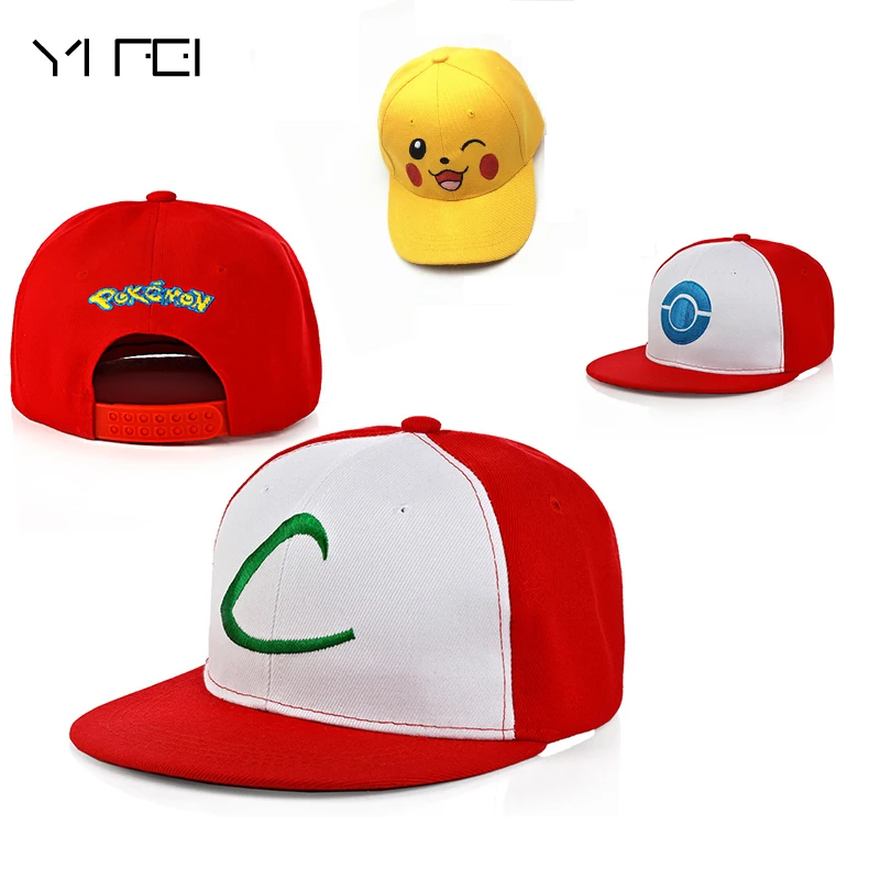 2018 Children Pokemon Go Cap snapback Hat Kids Team Valor Team Mystic ...