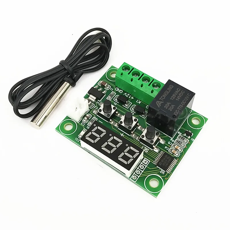 10pcs/lot W1209 Digital Display Temperature Controller High Precision ...