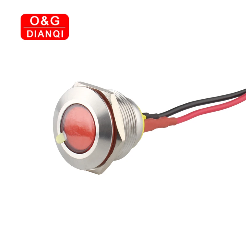 Ip66 Waterproof One Color Flashing Led Metal Warning Indicator Light ...