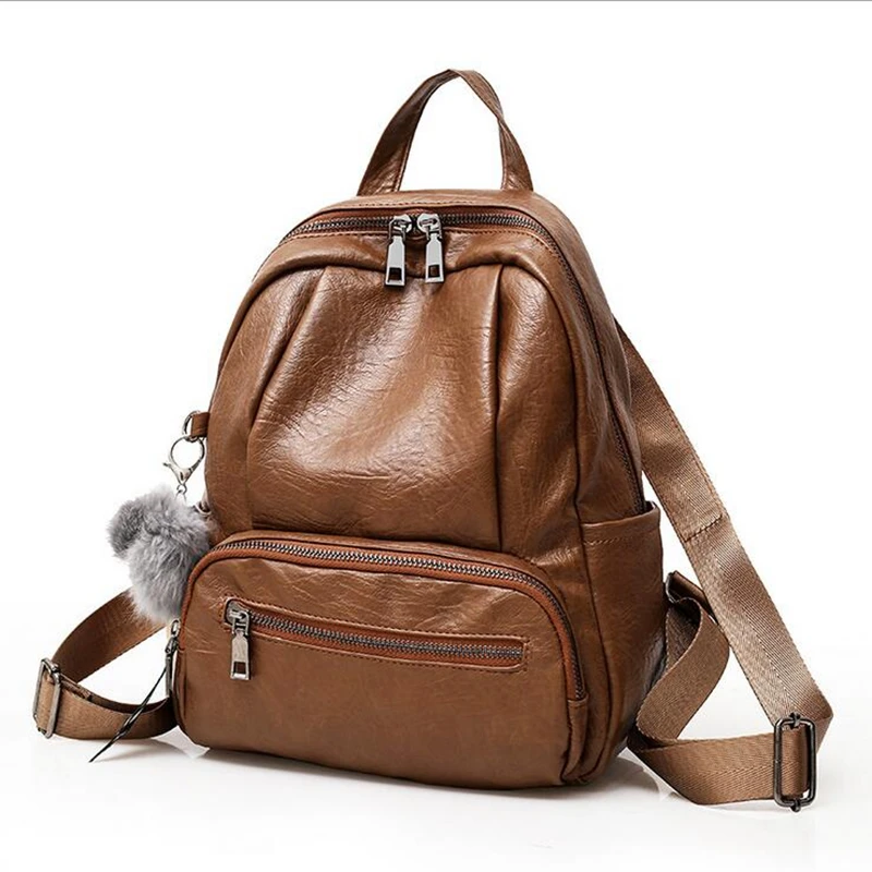 Women Fashion PU Backpacks Student School Satchel Travel Bag Unique ...