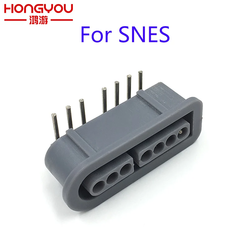 100Pcs-Replacement-90-Degree-Female-7-Pin-Connector-Part-Socket-Slot ...