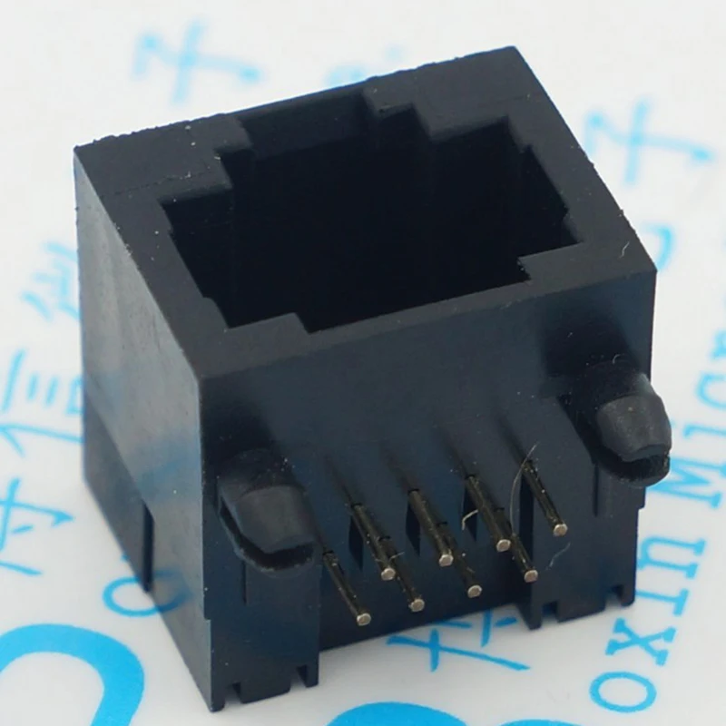 RJ45 56 Plastic With No Lights 8 Pin RJ45 Network Plug Socket Full ...