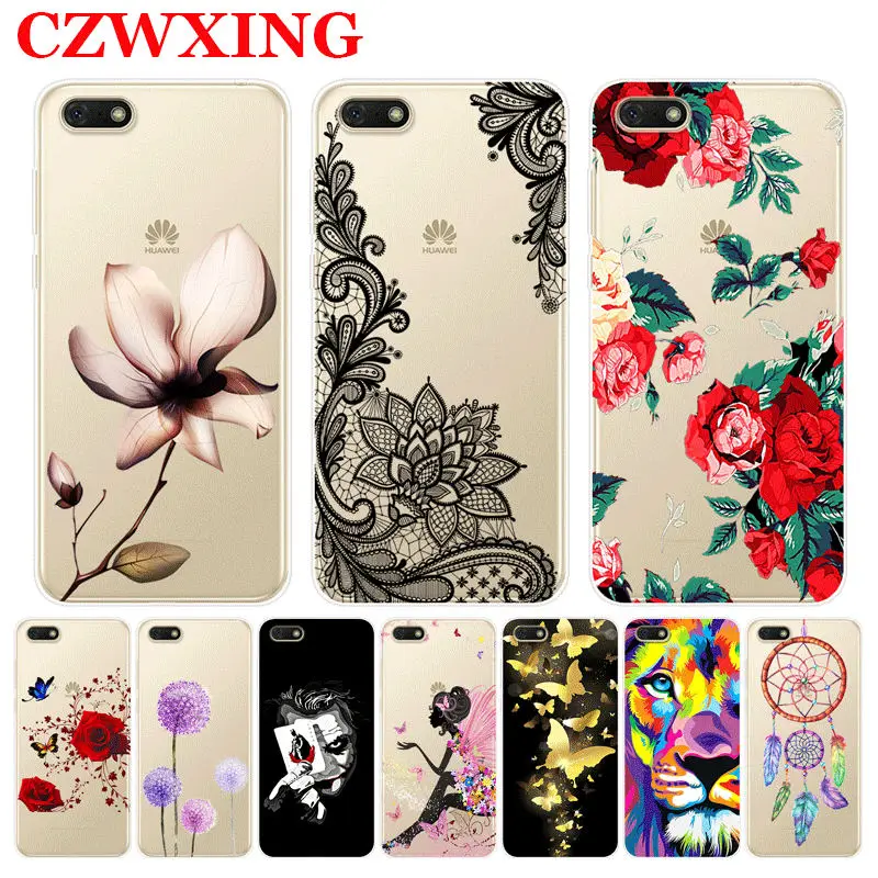 Huawei Y5 Prime 2018 Case Huawei Y5 2018 Case Silicone Soft TPU Phone ...