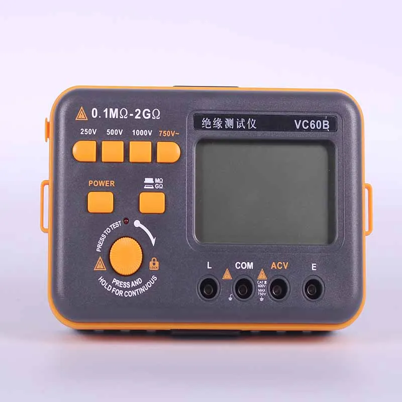 Eone VC60B Digital Insulation Tester Megohm Meter 250V 500V 1000V High ...