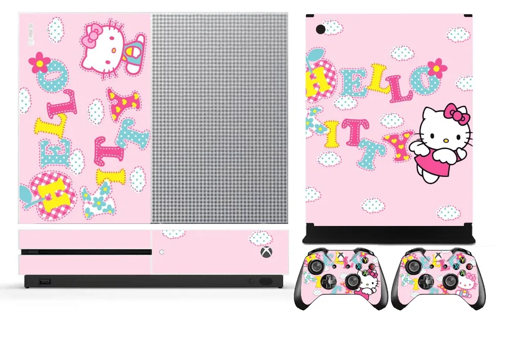 Hello Kitty Vinyl Skin Sticker for Xbox One S - ConsoleSkins.co