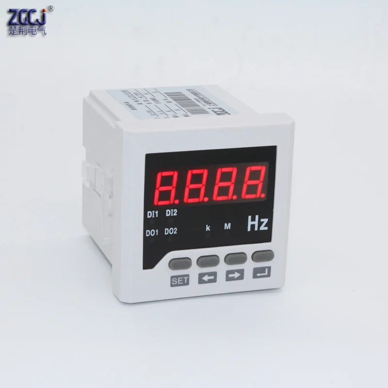 72*72*80mm Single phase 220VAC 45 65Hz digital frequency panel meter ...