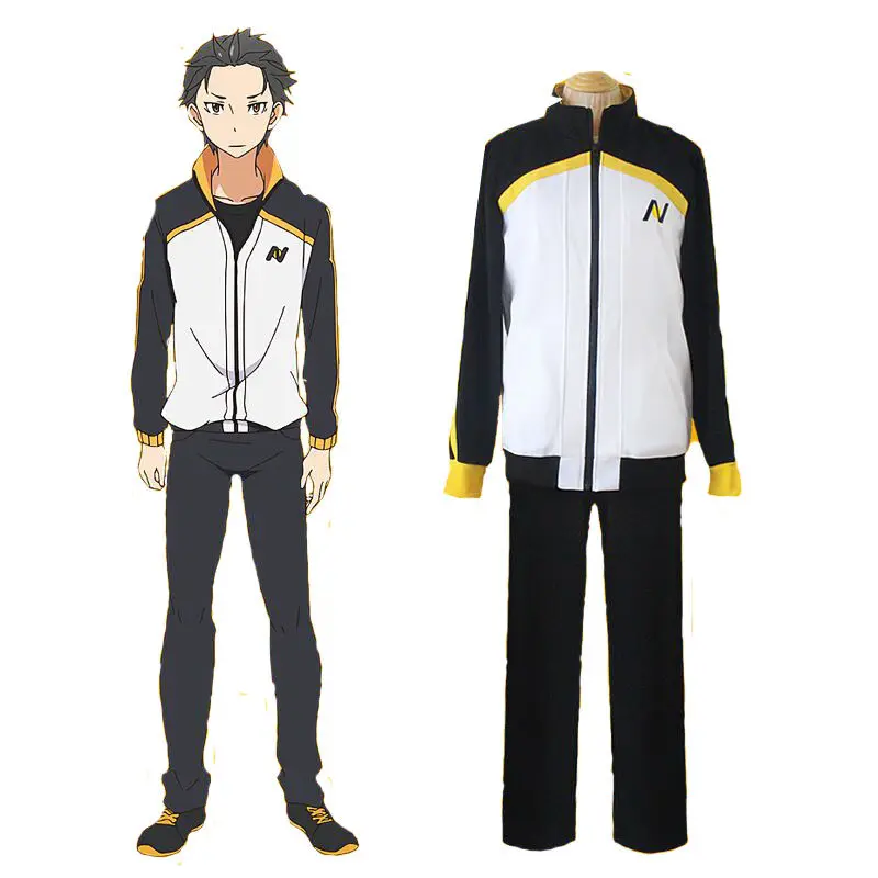 Sportswear Uniform Anime Re: Zero kara Hajimeru Isekai Seikatsu Subaru ...