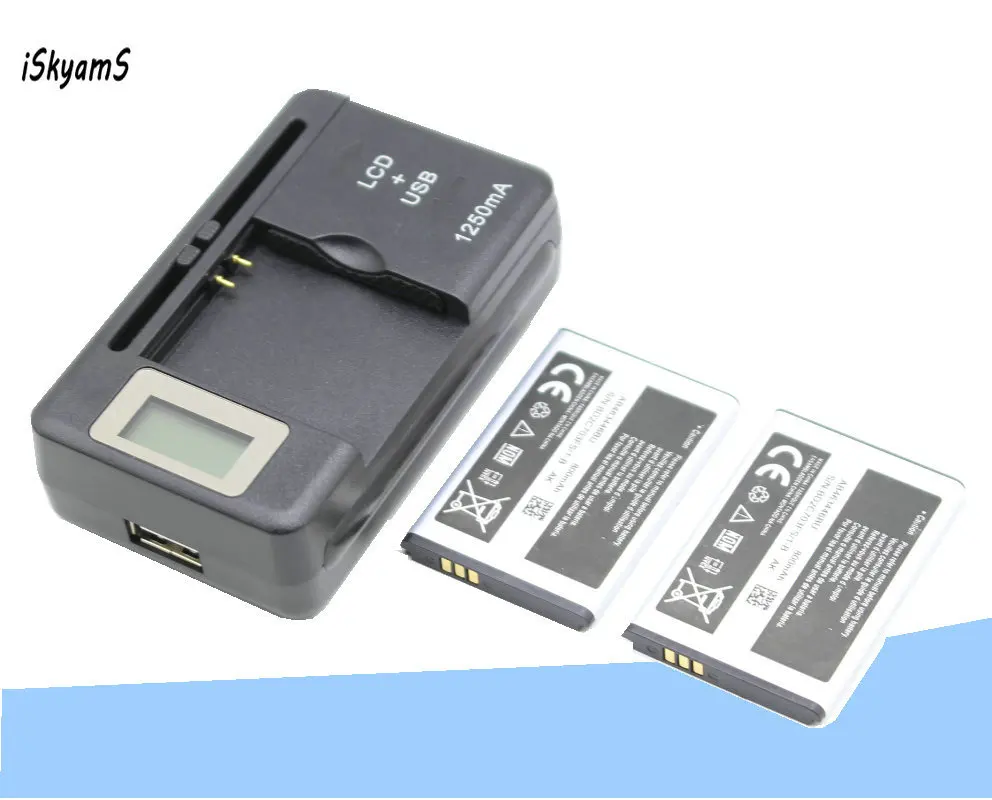 2x 800mAh AB463446BU Replacement Battery + Charger For Samsung SGH GH ...