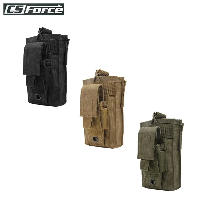 Military Molle Pouch Tactical Single Pistol Magazine Pouch Knife ...