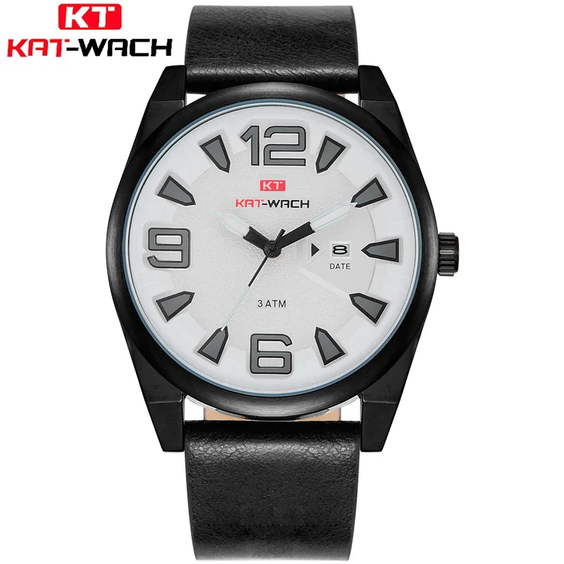 KAT WACH men's watch 2018 luxury brand watches man clock Waterproof ...