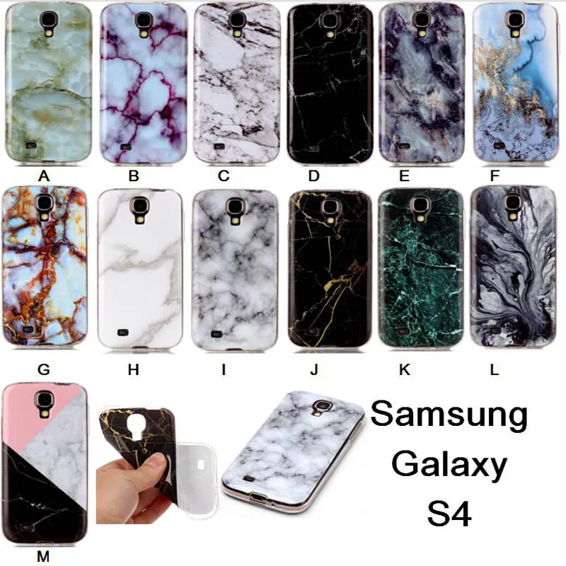 Luxury For Samsung Galaxy S4 Cover Flower Granite Scrub Marble Stone ...