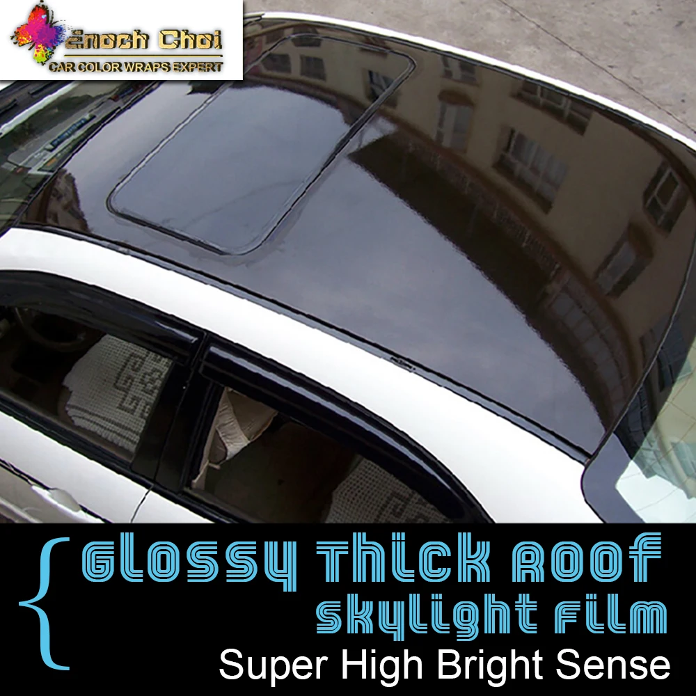 Enoch Choi Salable Vehicle Body Decoration Wrap Black Car Sticker 0.5*1 ...