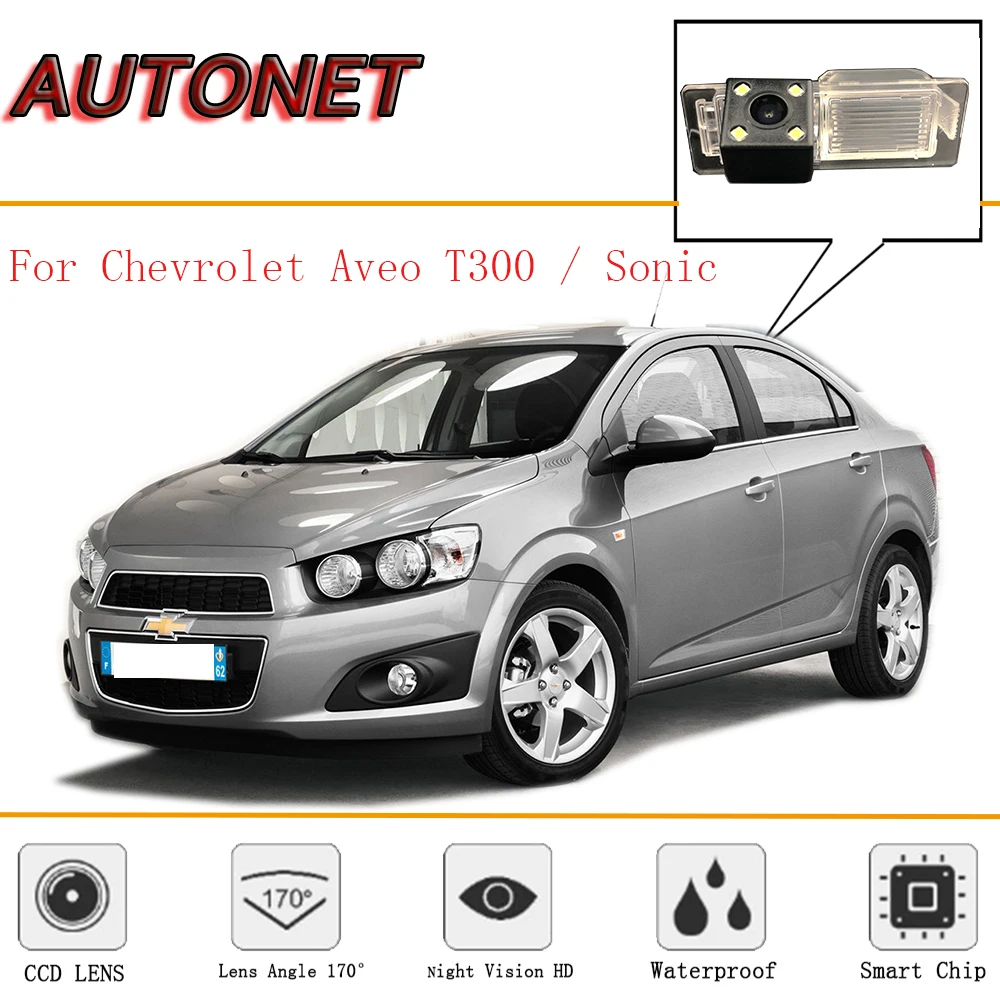 AUTONET Rear View camera For Chevrolet Aveo T300 / Sonic MK2/CCD/Night ...