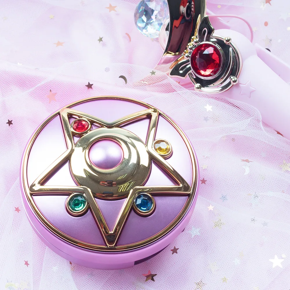 In Stock Anime Moonlight Star Locket Compact Power Bank Portable ...