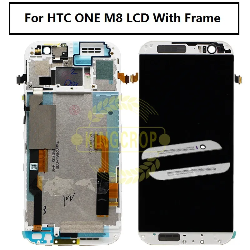 Para htc um m8 display lcd tela de toque + quadro digitador assembléia ...