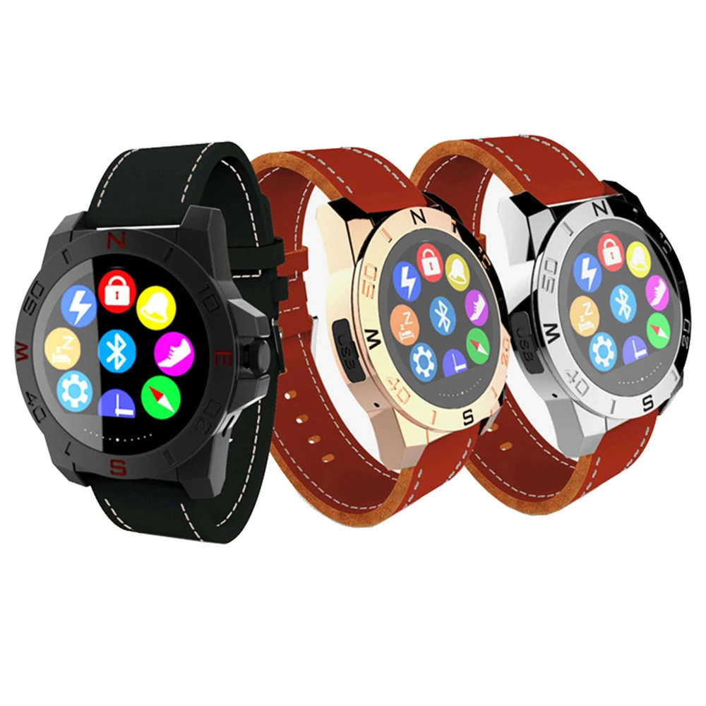 Smart Wrist Watch Compass Bluetooth Wristwatch Pedometer Remote Camera ...