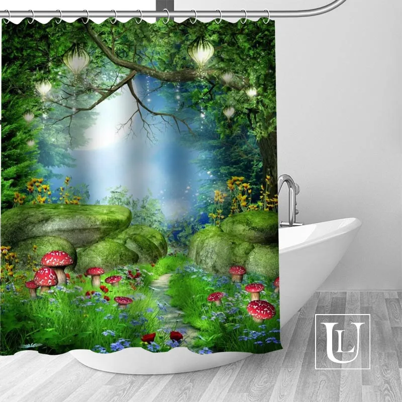 Fairy Tale Dream Fantasy Landscape Shower Curtains Custom Design