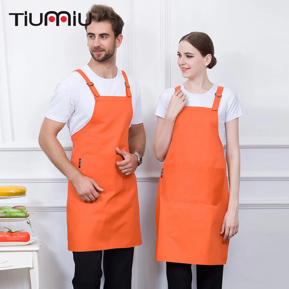 One Piece Apron 6 Color High Quality Wholesale Unisex Kitchen Hotel ...