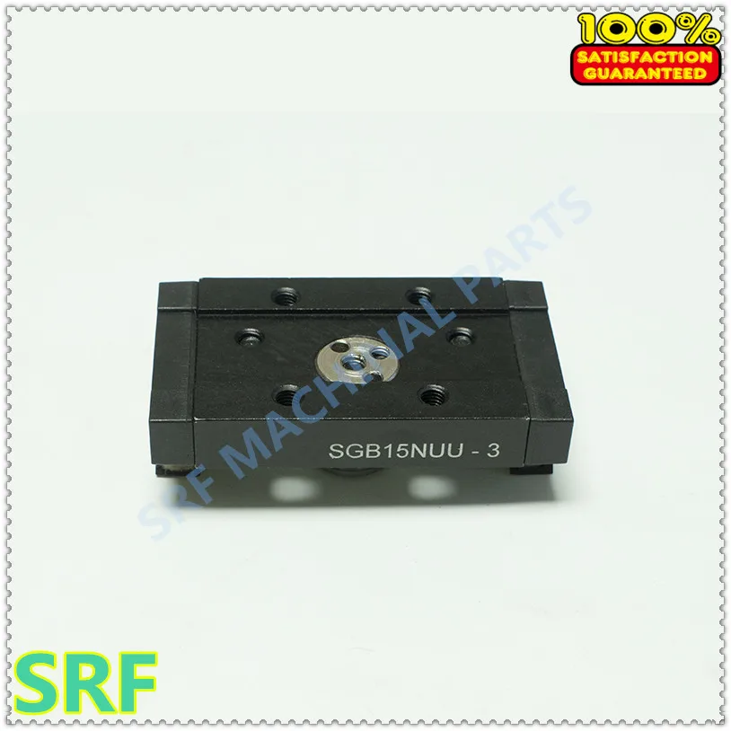 44mm width Aluminum Square Roller Linear Guide Rail 1pcs SGR15N Length ...
