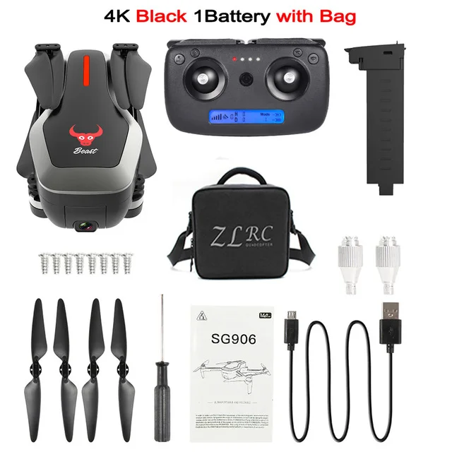 Dual GPS Drone 4K HD Dual Camera Quadcopter Brushless Motor Drone GPS ...