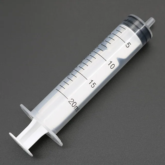 1 unid jeringa desechable 20 ml/1 mL plástico jeringa estéril ...