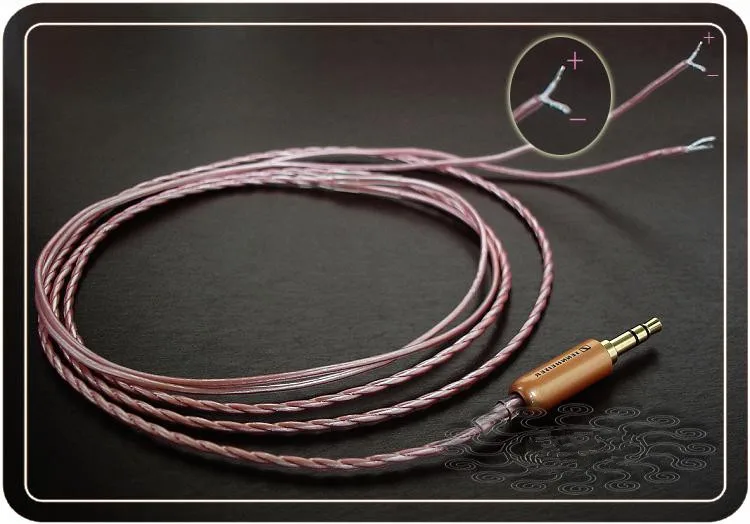 DIY headphone cable silver plated wire 1pcs|earphone design|line ...