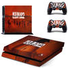 Red Dead Redemption 2 Skin Sticker for PlayStation 4 Console and ...