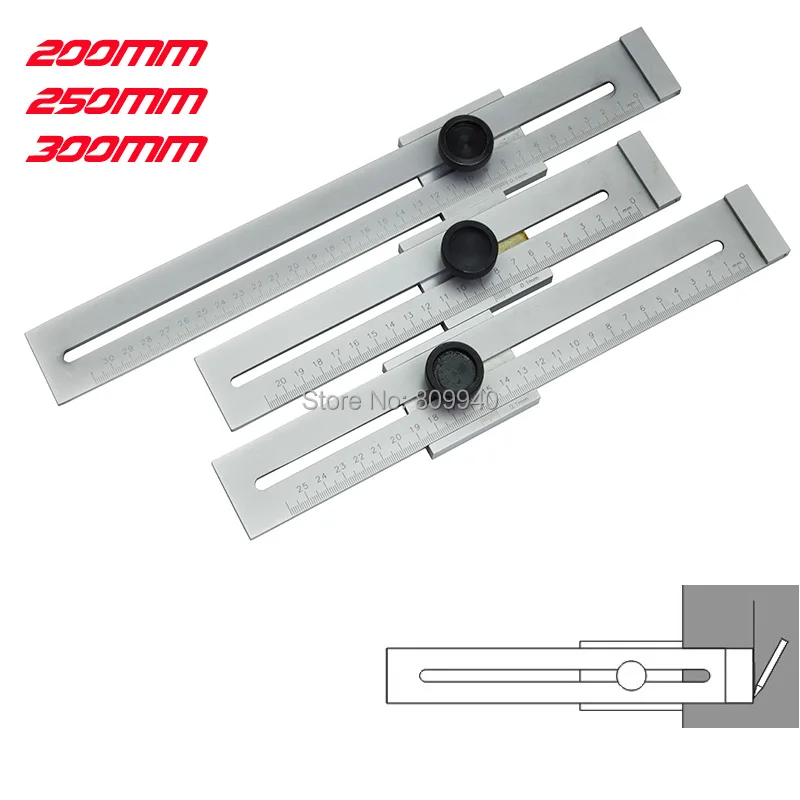 0 200mm 0 250mm 0 300mm Steel Marking Gauge Steel Marking Tools Layout ...