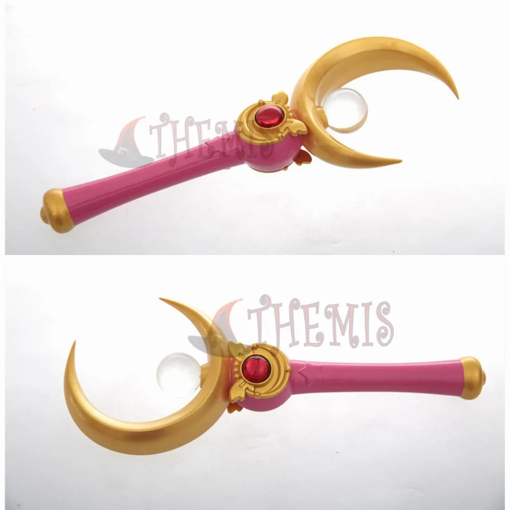 Athemis Queen Stick Sailor Moon Tsukino Usagi Moon Magic Wand Cosplay ...