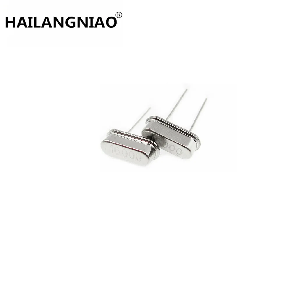 10 pcs 16.000 mhz 16.000 m 16 m 16 mhz 16 mhz 16 m hz 수정 발진기 HC 49S ...