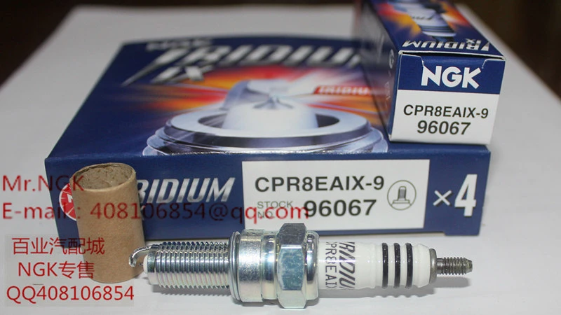 Japanese Ngk Iridium Spark Plug Ix Series Motorcycle Cpr8eaix - 9 96067 ...