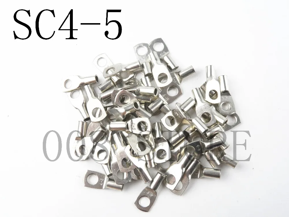 Tined copper connecting terminal SC4 5(DTGA) bolt hole cable lugs ...