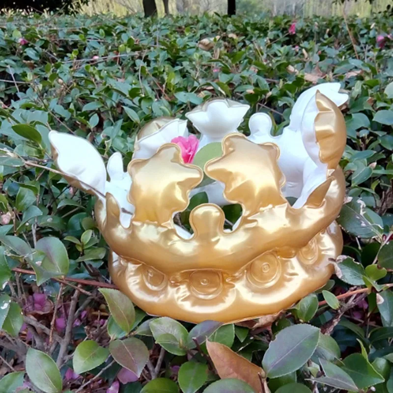 1pc Creative Personalized Inflatable Crown Inflated Hat Event Festival ...