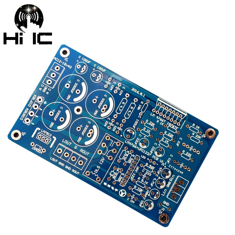 LM766 LM1876 Stereo Power Amplifier Board PCB Integrated Speaker ...
