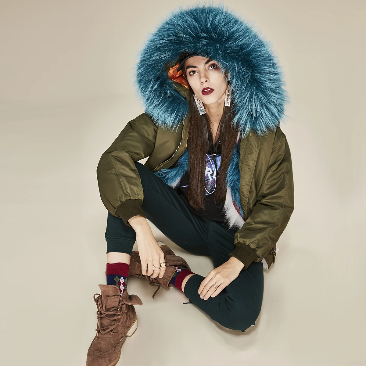 Jazzevar Новая зимняя желетка женская модная уличная роскошная настоящая опушка из лисьего меха