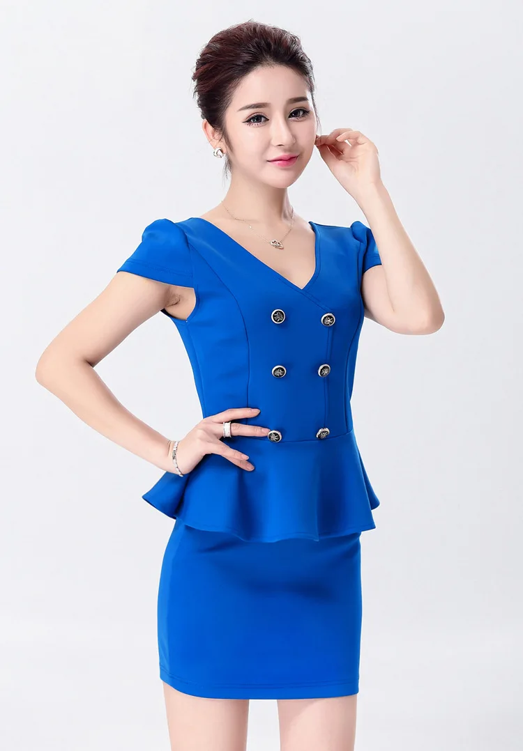 Moonight New Airline Stewardess Uniforms Overalls Hotel Ktv Set Foot
