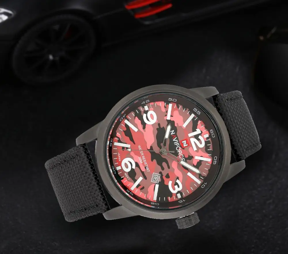 Luxury Army Military Style Quartz Wristwatch