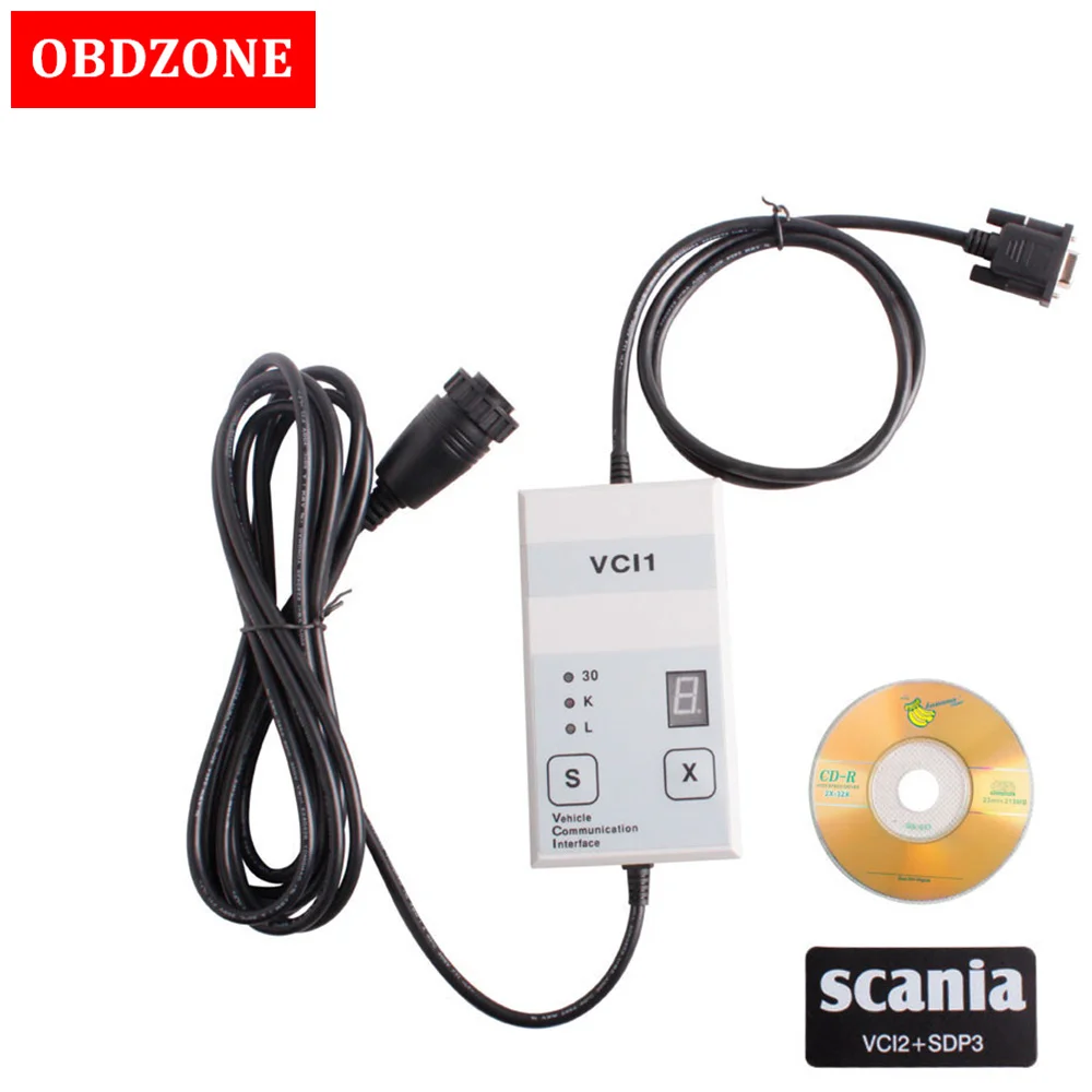 VCI 1 VCI1 Ferramenta de Diagnóstico Para Caminhões e Ônibus de Série 3 ...